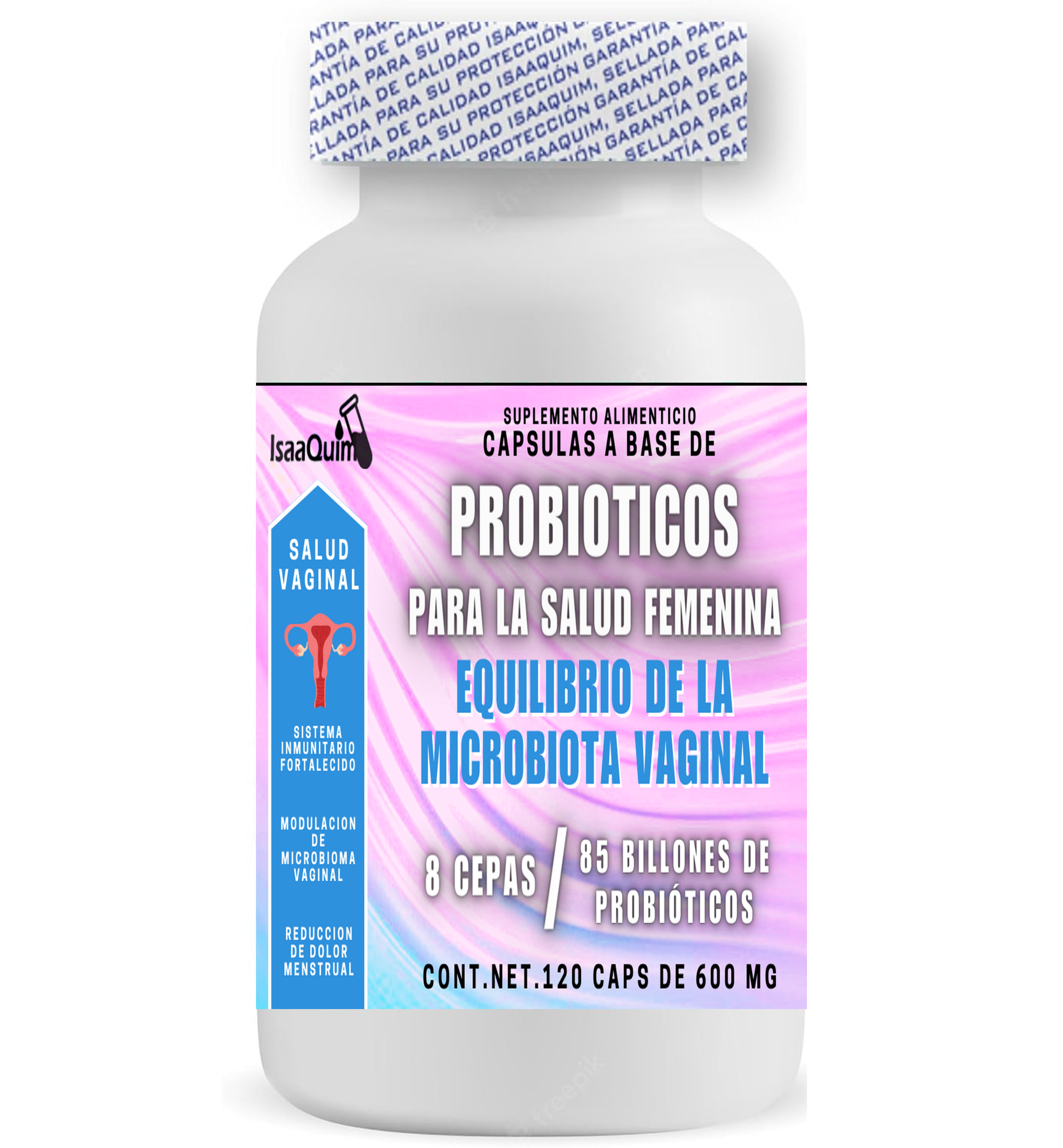 Capsulas de Probioticos para Salud Femenina (Equilibrio de la ...